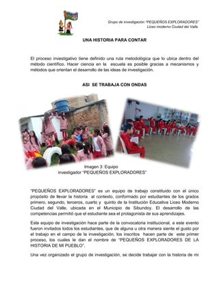 Pequeños exploradores (Pequeños exploradores de la historia de mi ...