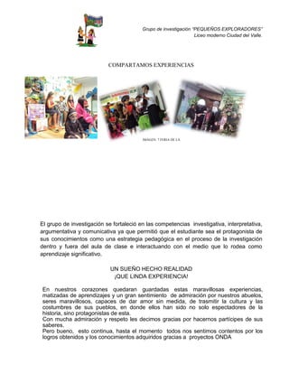 Pequeños exploradores (Pequeños exploradores de la historia de mi ...