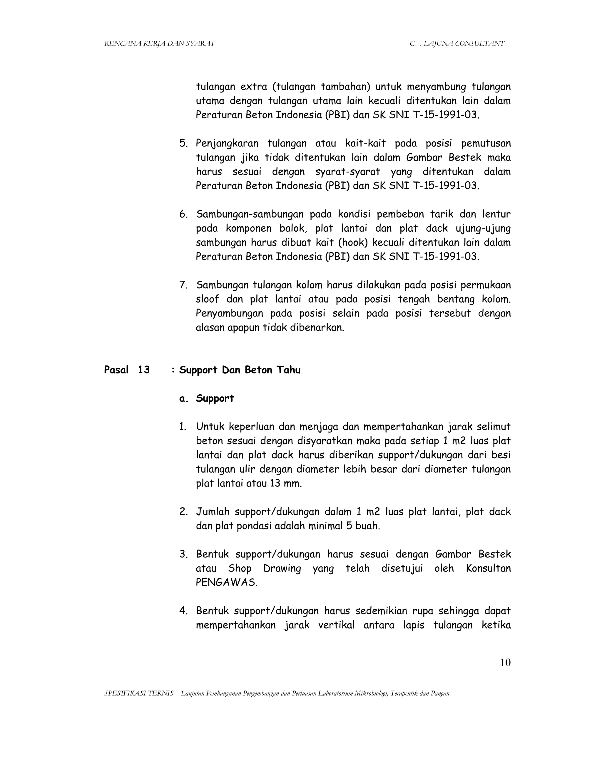 8. p'kerjaan beton | PDF