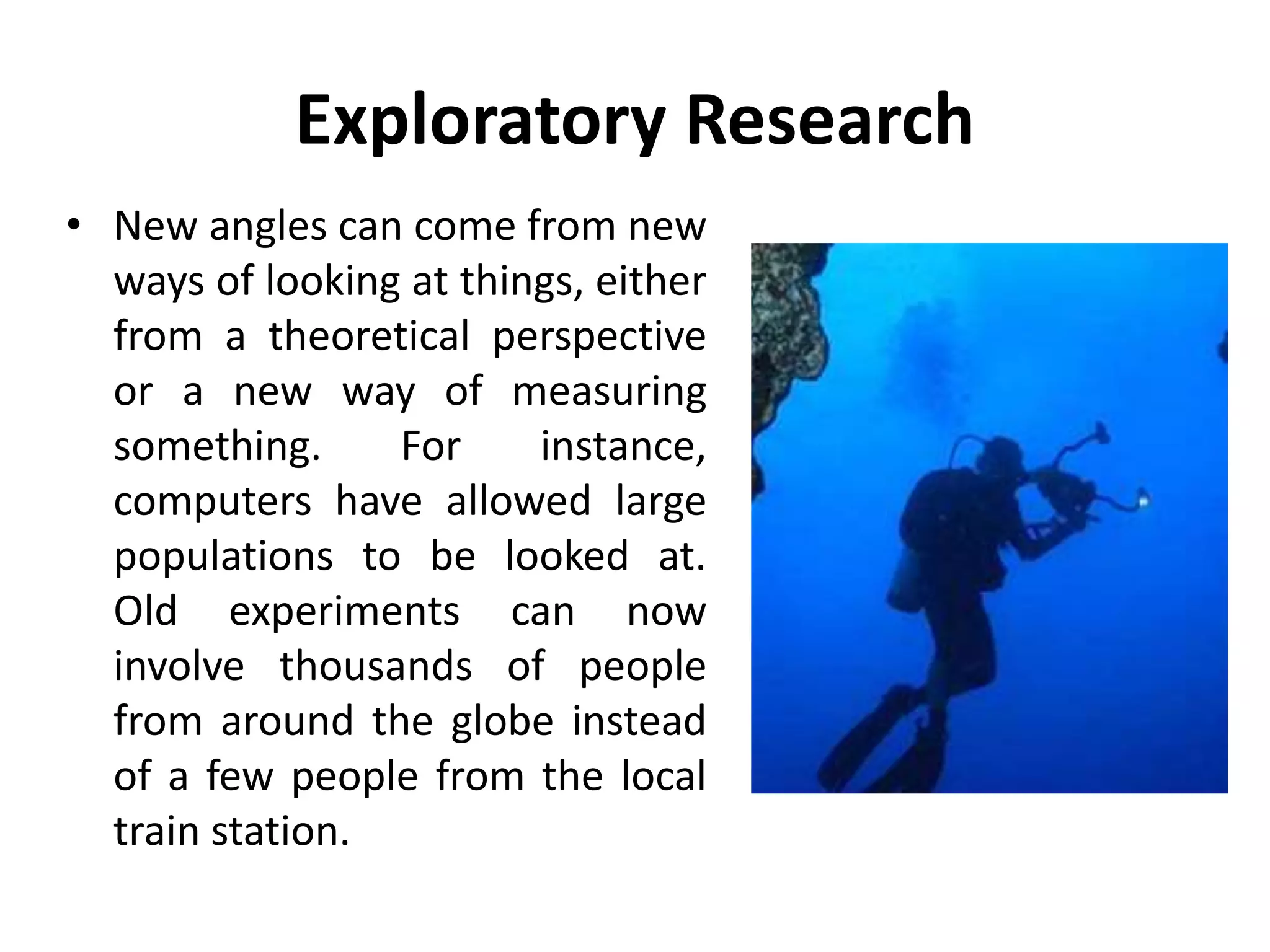 Exploratory research - Research Methodology - Manu Melwin Joy | PPTX