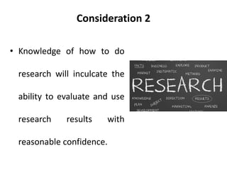 Importance of knowing how research is done - Research Methodology ...