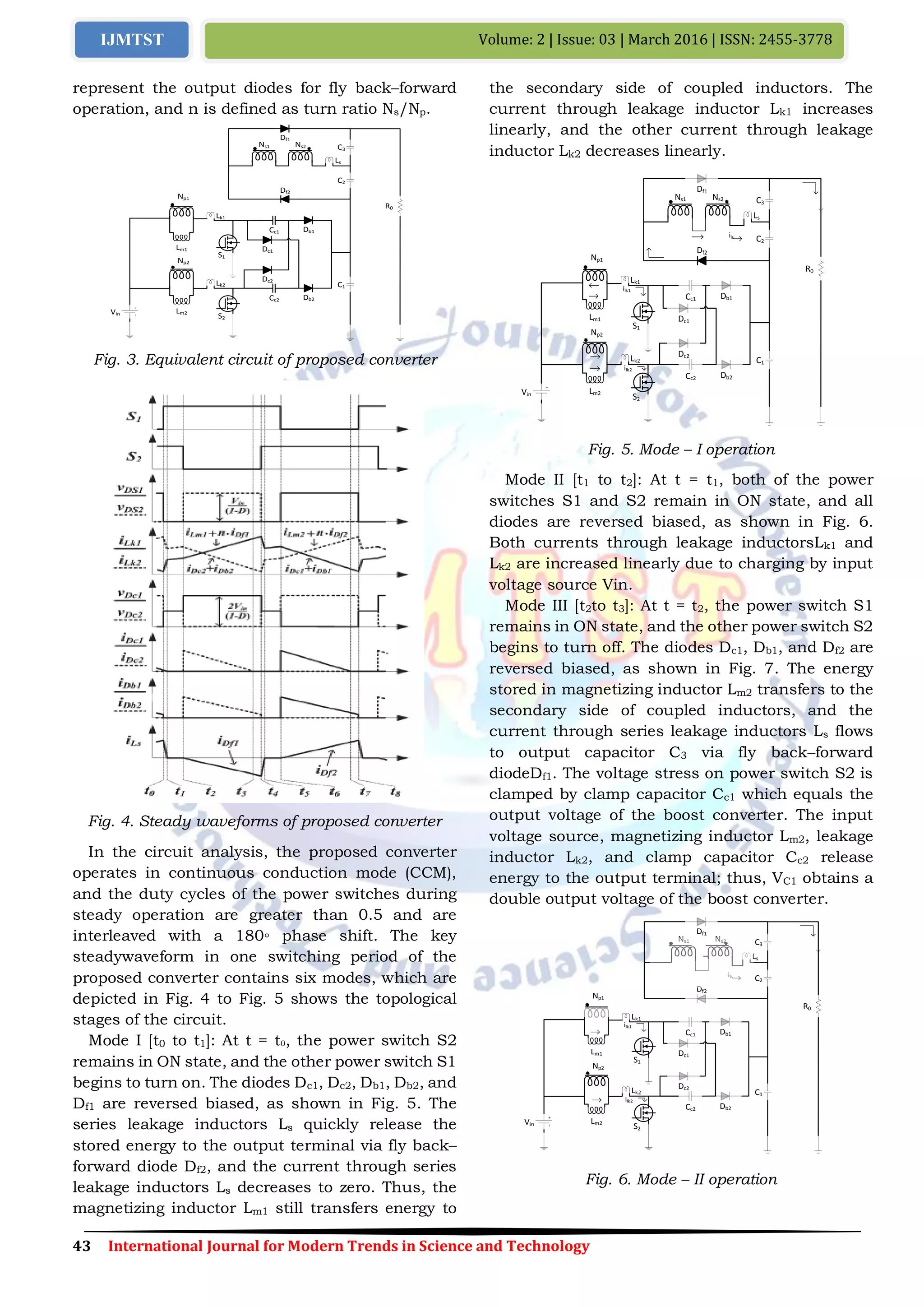 Low Current Ripple High Efficiency Boost Converter With Voltage