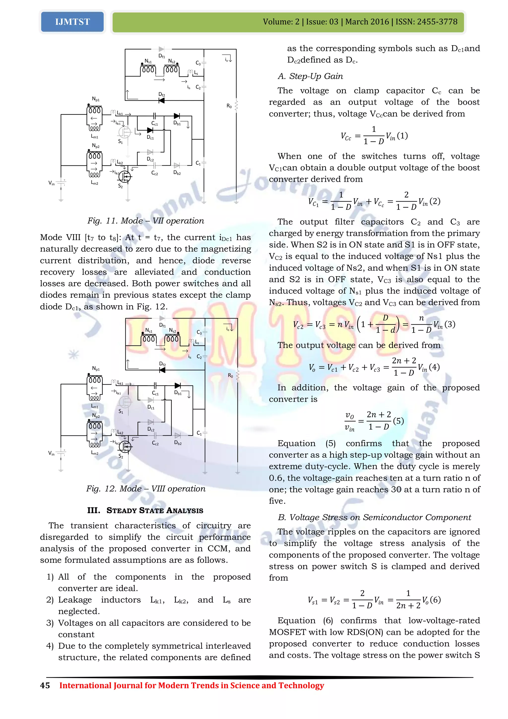 Low Current Ripple, High Efficiency Boost Converter with Voltage ...