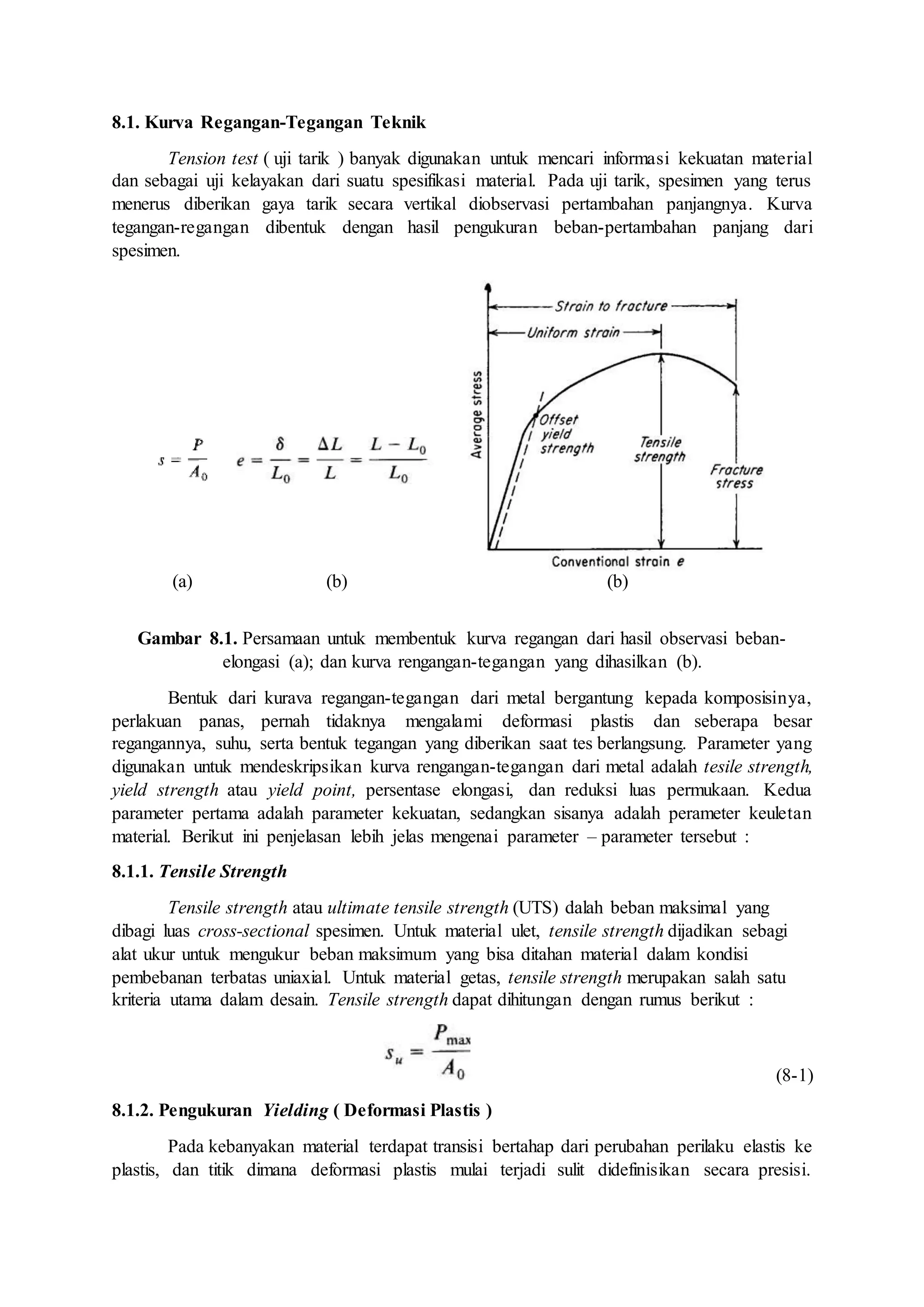 Translate Bab 8 mechanics metallurgy Dieter (8.1-8.5) | DOCX