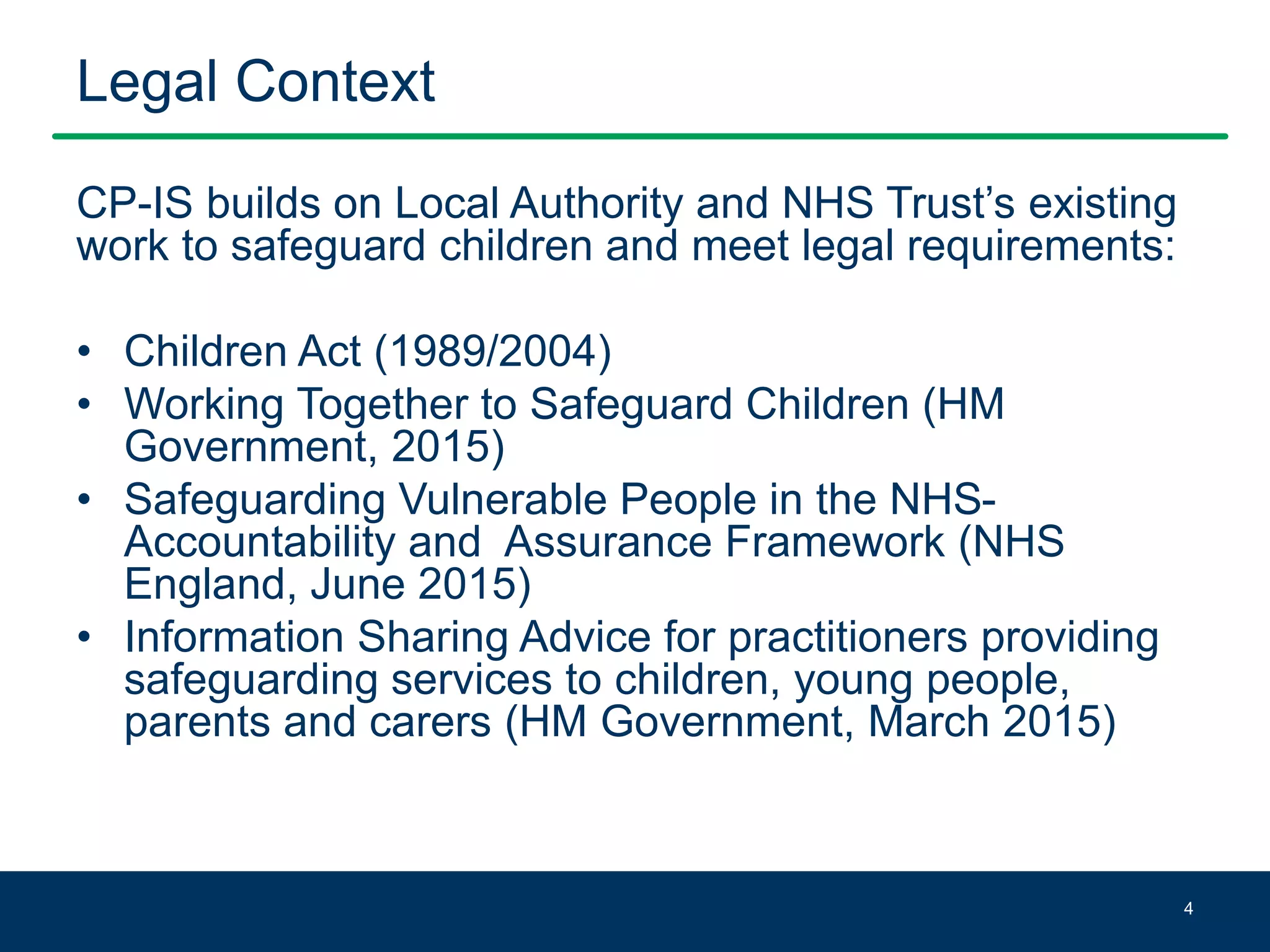Connecting Care and Opening Conversations; Safeguarding Children ...