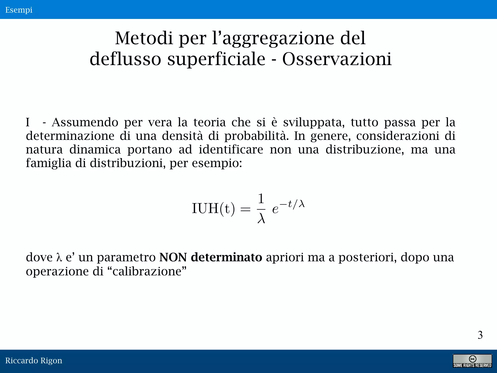 A couple of classical examples of IUH | PDF