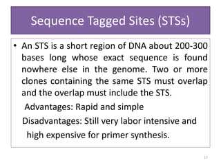 Gene mapping tools | PPTX | Genetics | Science