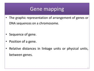 Gene mapping tools | PPTX | Genetics | Science