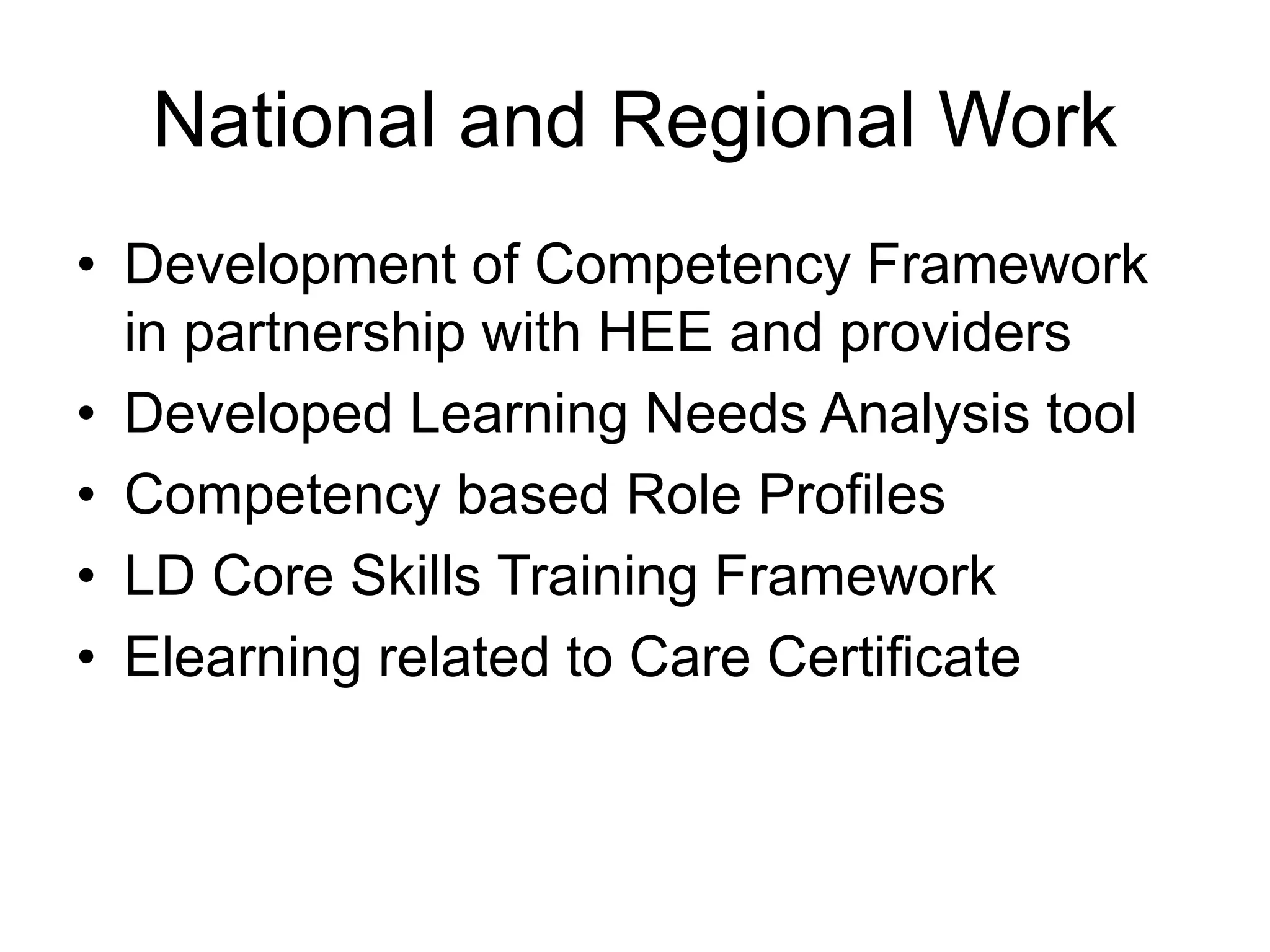 Learning Disabilities: Turning improvement ideas into local action (Tim ...