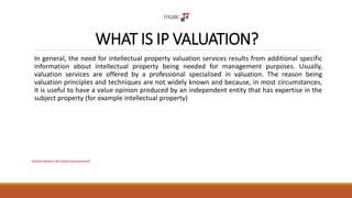 Music IP Valuation Workshop | PDF