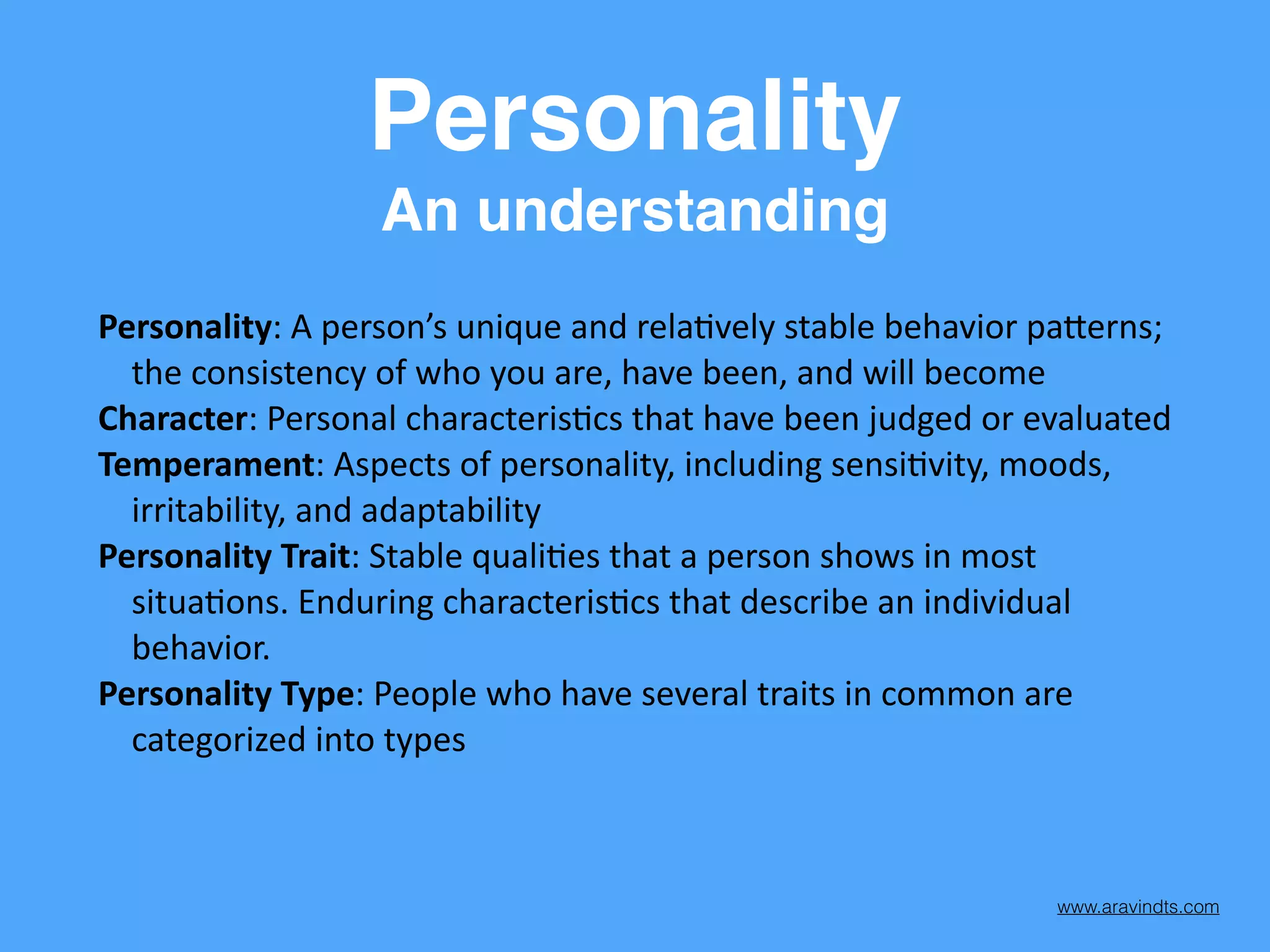 Personality | PDF