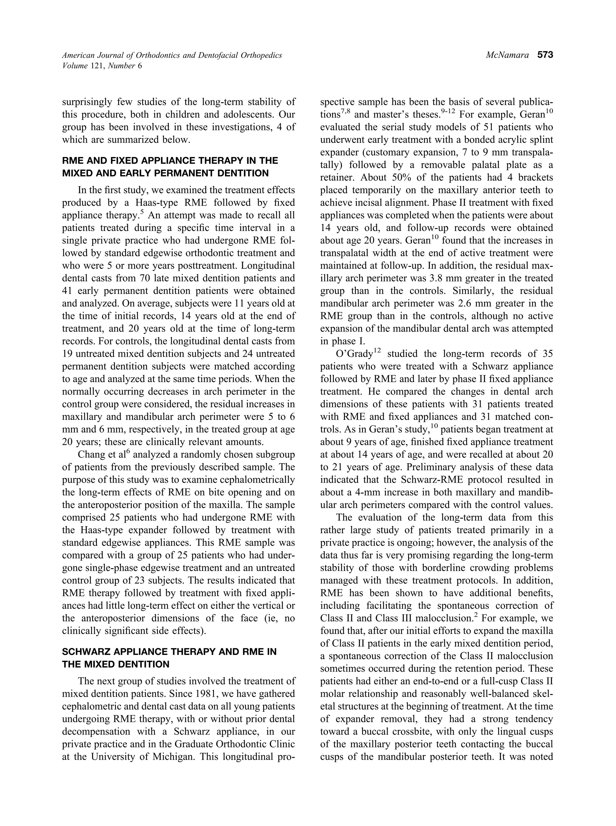 early orthodonatic treatment - early intervention in transverse ...