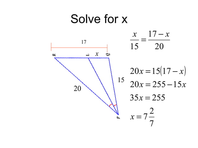 8.6 proportions and similar triangles | PPT