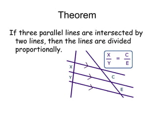 8.6 proportions and similar triangles | PPT