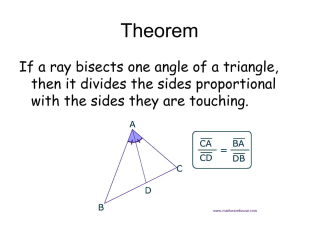 8.6 proportions and similar triangles | PPT