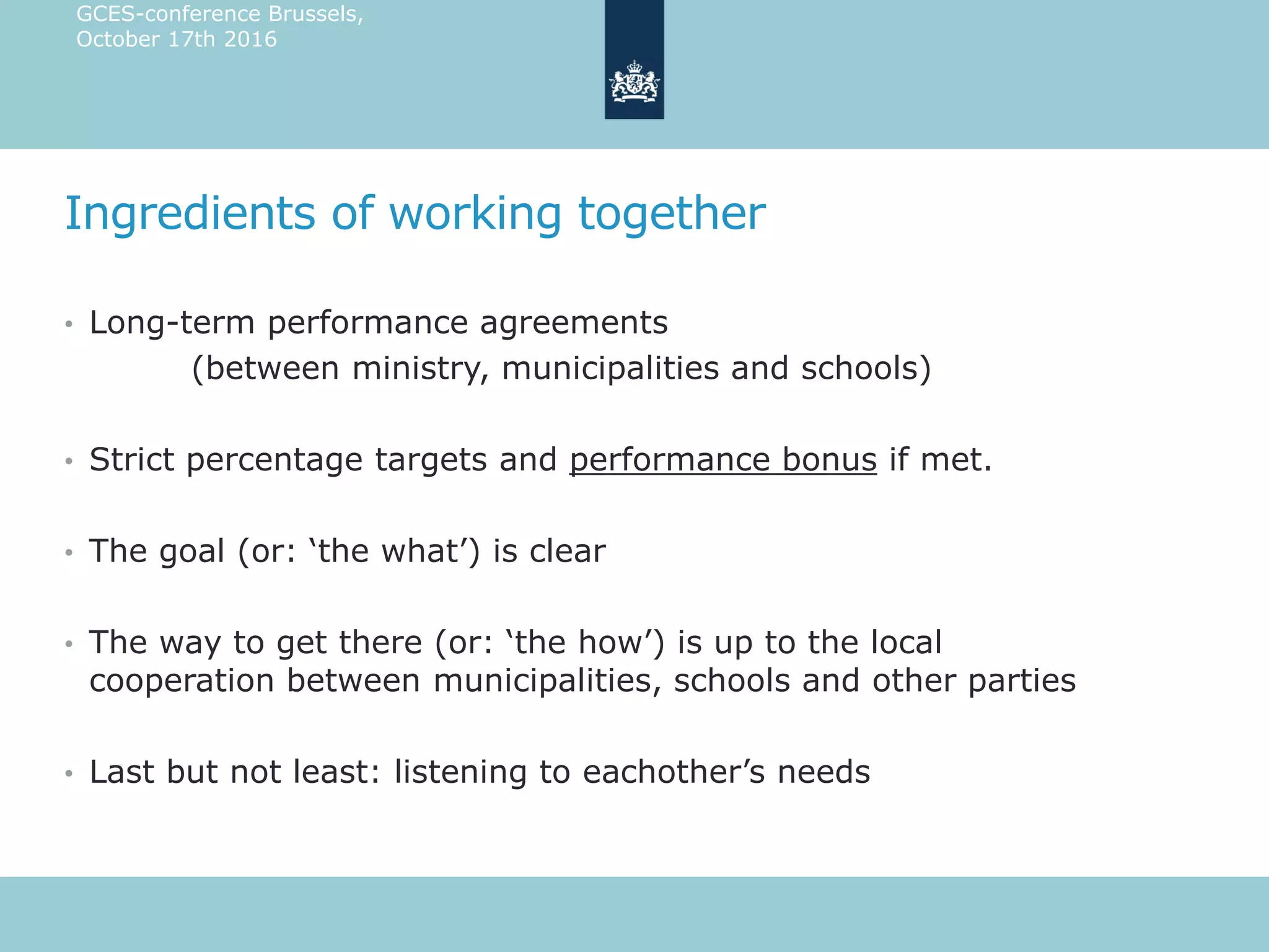 Participatory Governance, the Dutch Example | PPT