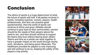 Antonia Berlage 8.3 Ethics in Sports | PPTX