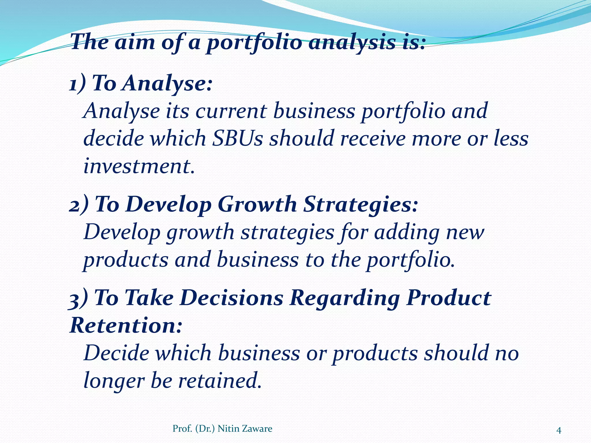 Business Portfolio Analysis | PPSX