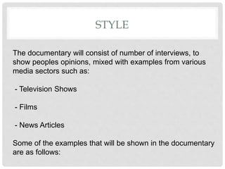 8.documentary pitch | PPT