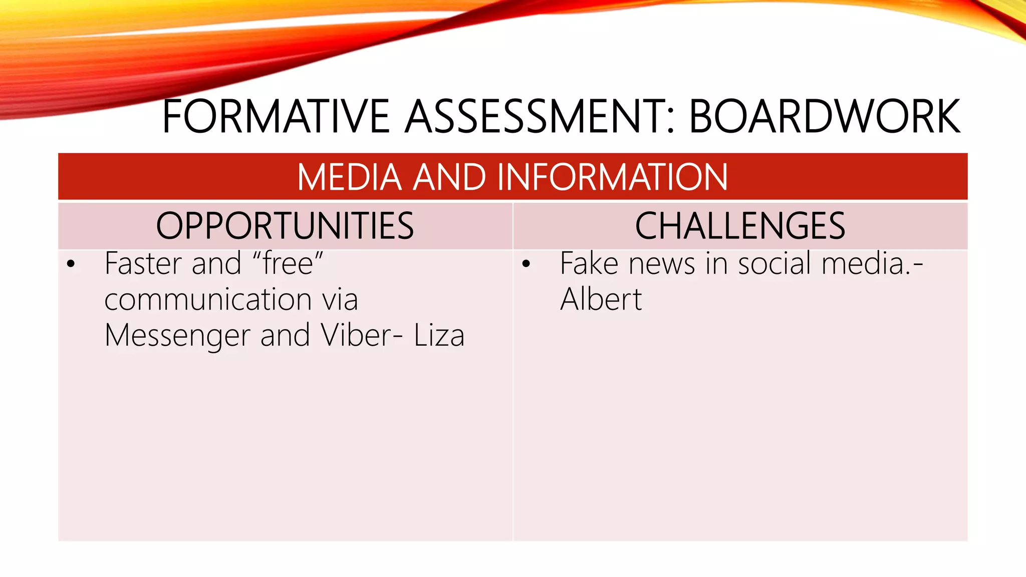 Media and Information Literacy (MIL) - 8. Opportunities ,Challenges ...