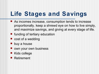 TUL 560-8-5 Principles of Budgetting and Saving | PPT