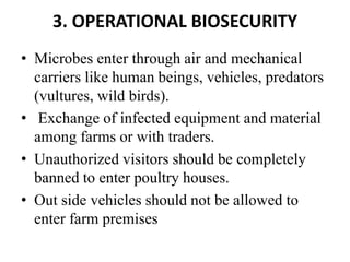biosecurity and principles of disease prevention management | PPTX