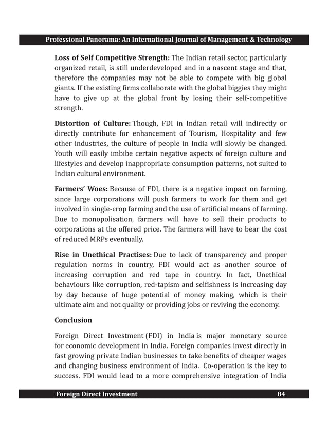 Foreign Direct Investment | PDF