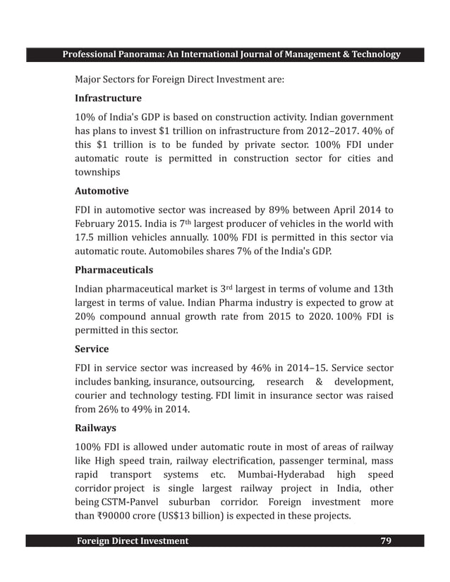 Foreign Direct Investment | PDF