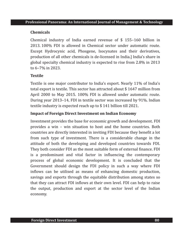Foreign Direct Investment | PDF