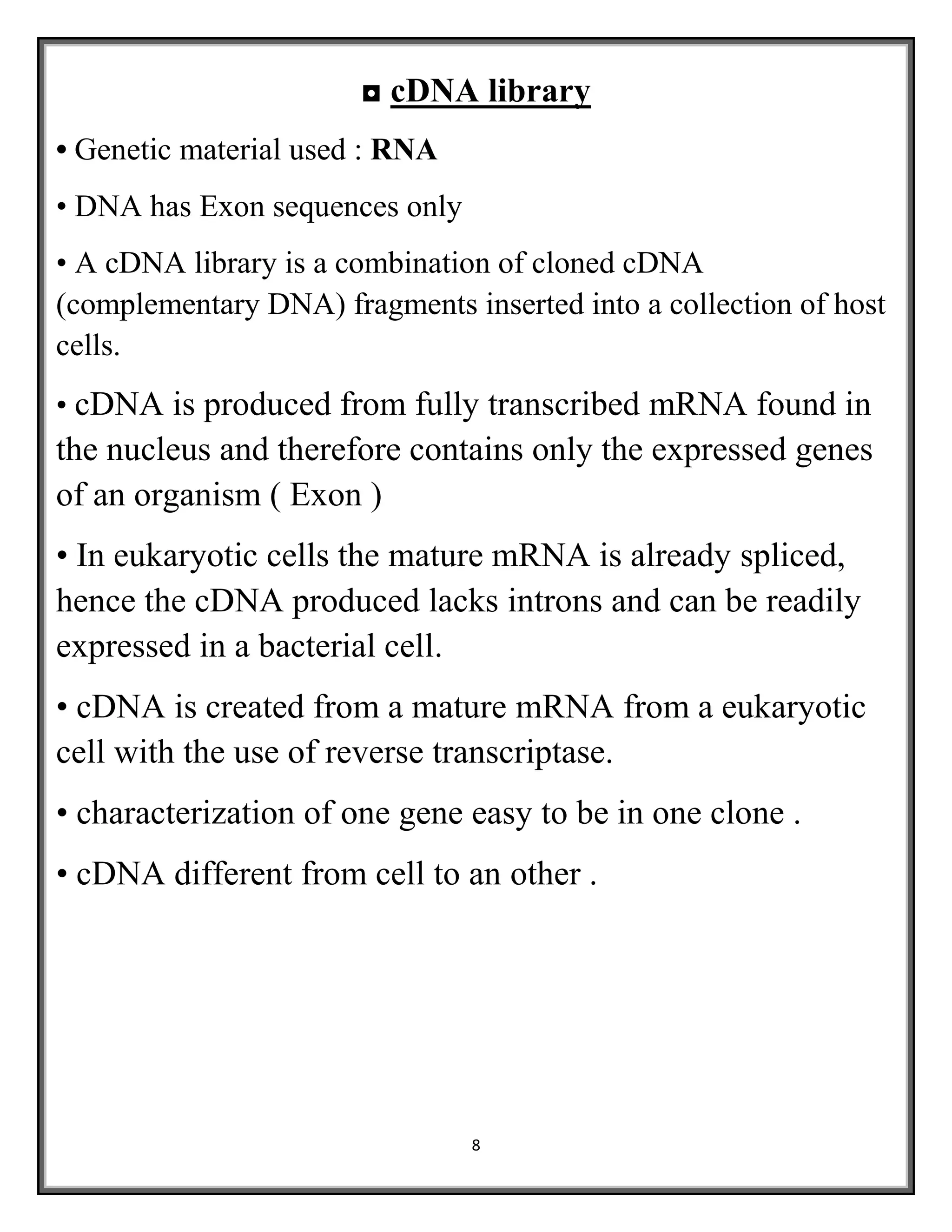 DNA Library | PDF