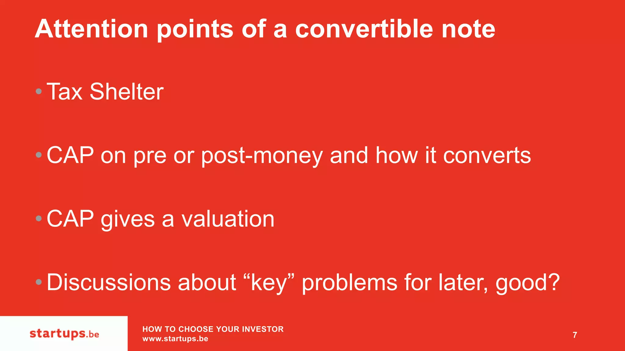 8. Equity and Convertible Notes | PPTX | Stocks and Bonds | Personal ...