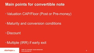 8. Equity and Convertible Notes | PPTX | Stocks and Bonds | Personal ...