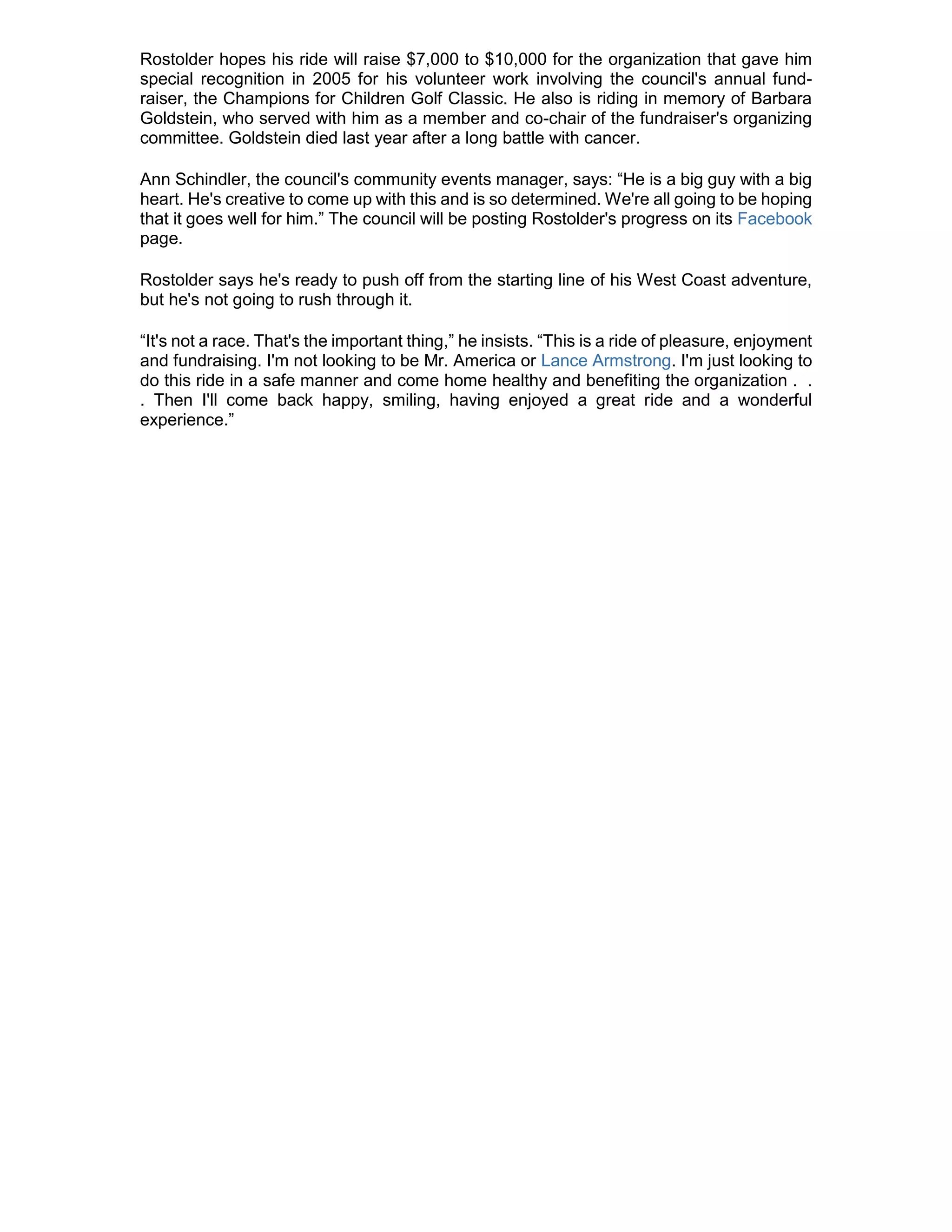 Freelance writing sample: Feature story | PDF