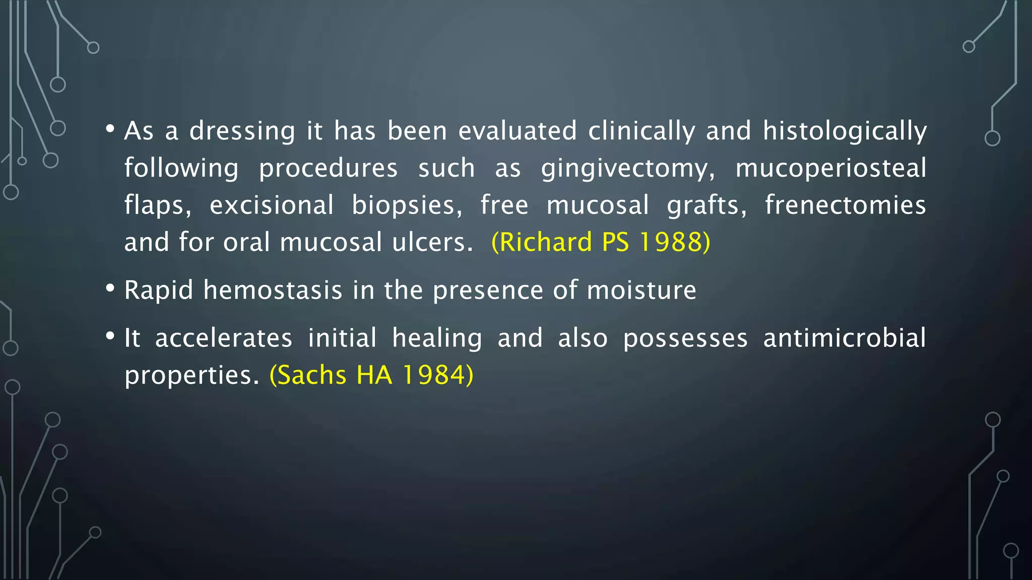 8.periodontal dressing | PPTX