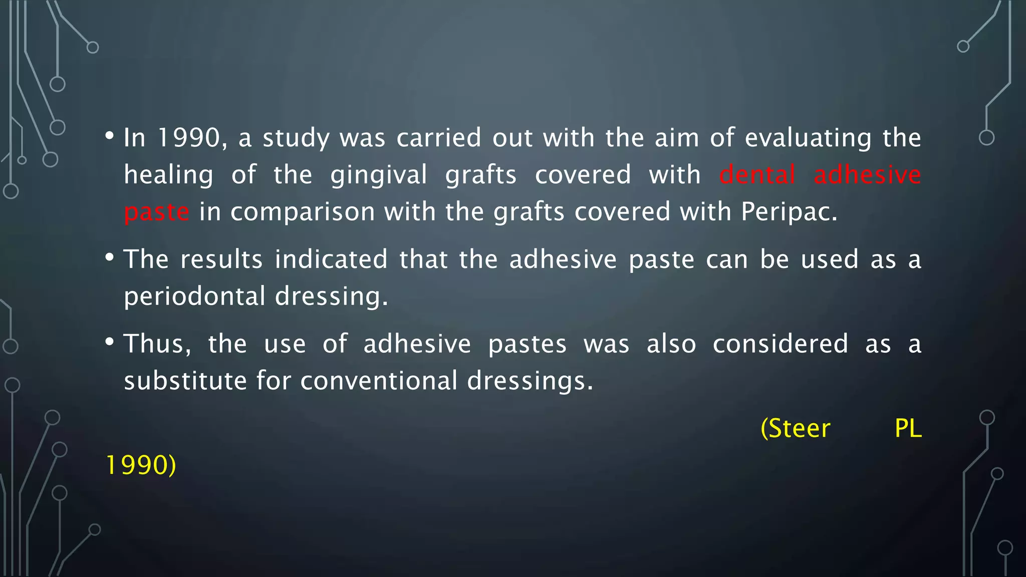 8.periodontal dressing | PPTX