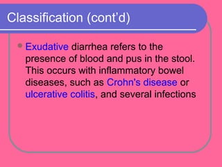 Symptomatic treatment of Diarrhea | PPT