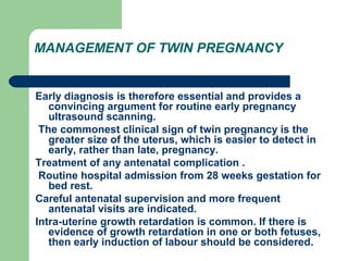 Multiple pregnancy | PPT