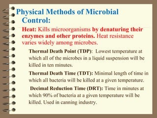 Control of Microbial growth | PPT
