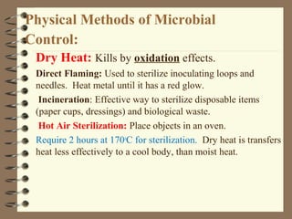 Control of Microbial growth | PPT