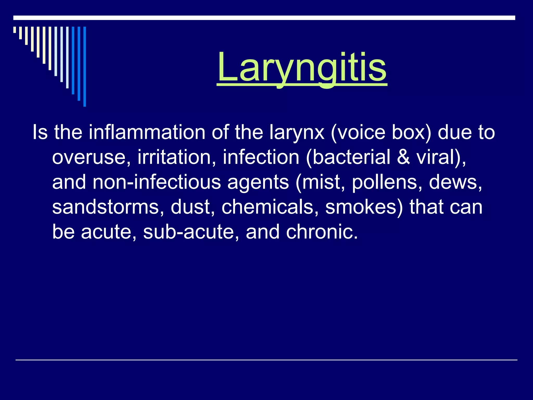 Upper Respiratory Tract Infection (URTI) | PPT