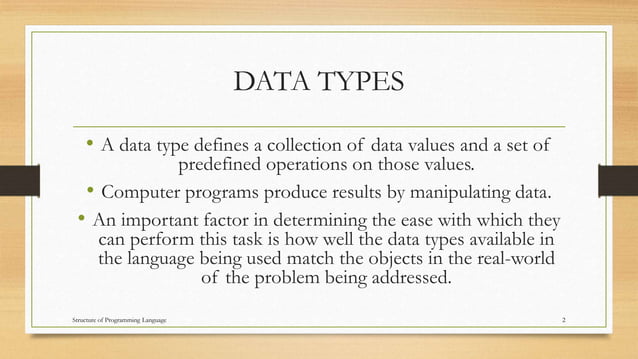 8. data types | PPTX