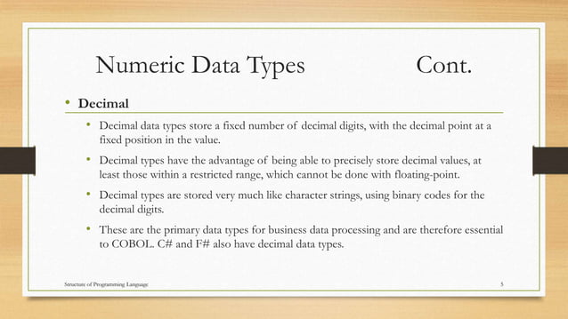 8. data types | PPTX