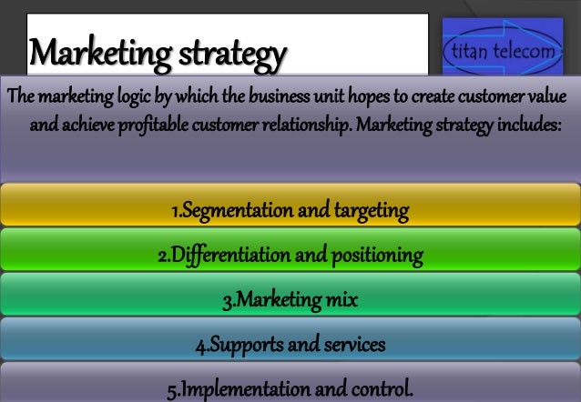 marketing plan of a new telecom company