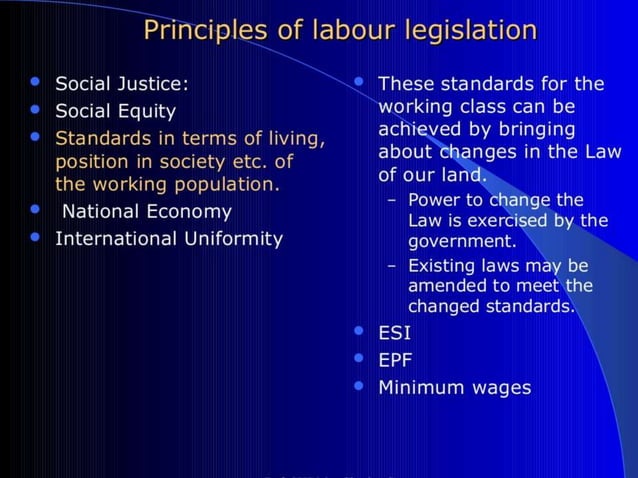 8.Human resource management ( Principles of labour legislation , A ...