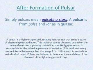 Introduction to Pulsar(Astrophysics) | PPT