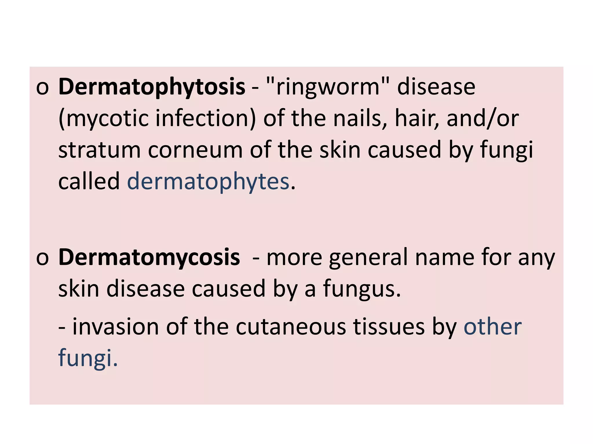 Superficial Mycoses | PPTX