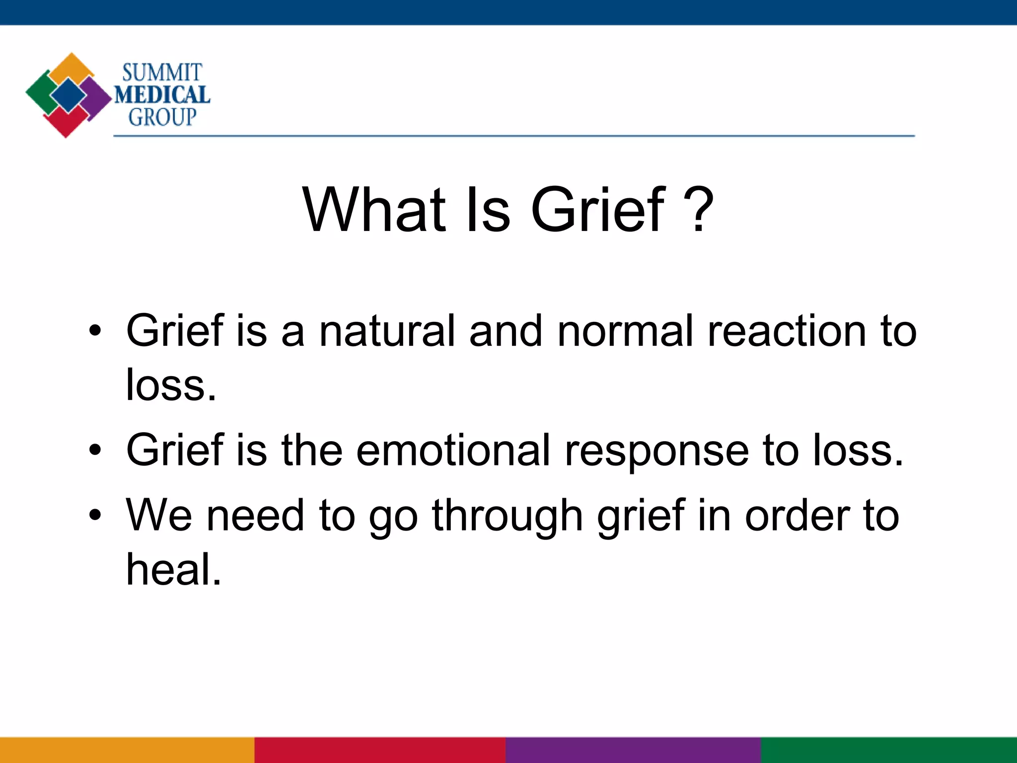 Living and Coping with Grief and Loss | PPTX