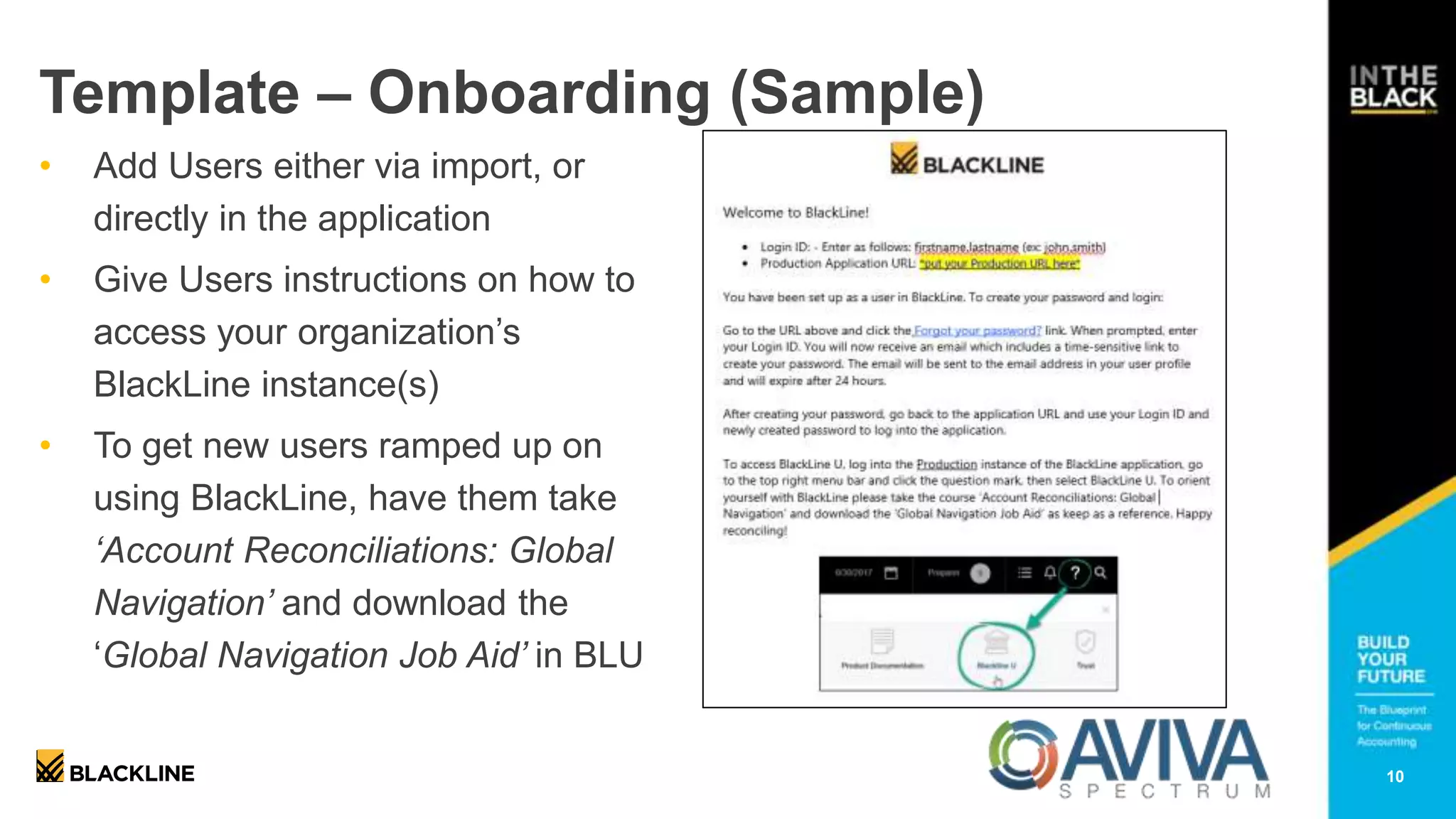 BlackLine System Admin Best Practices | PPTX