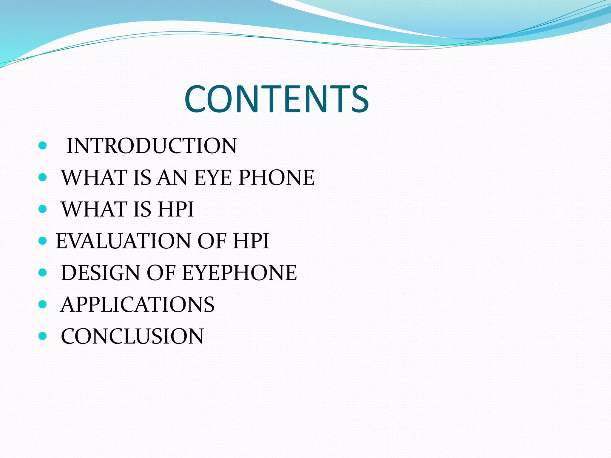 eye phone technology | PPTX