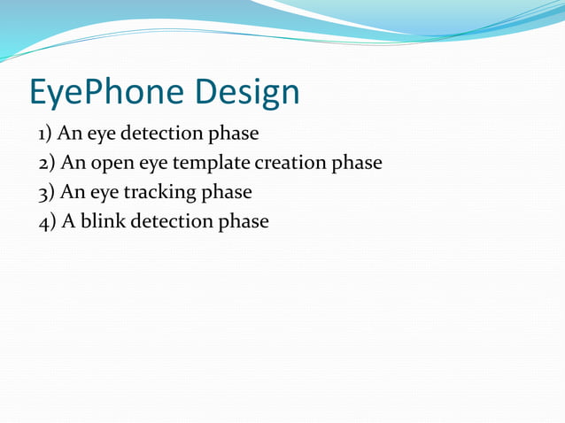 eye phone technology